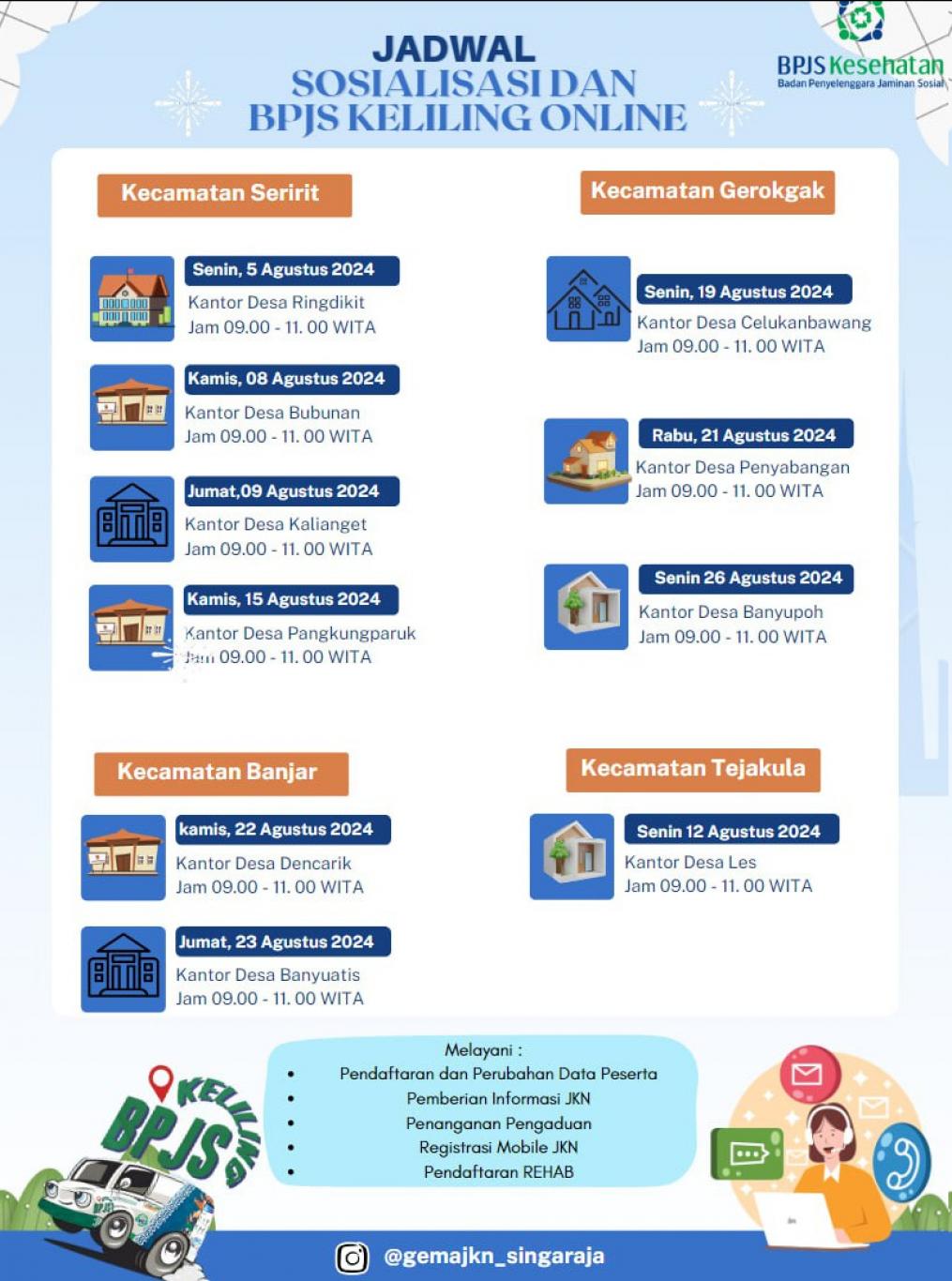 LAYANAN KELILING BPJS KESEHATAN - Website Desa Dencarik